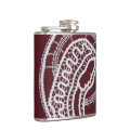 Catholic Blessed Virgin Mary, lace Flask | Zazzle