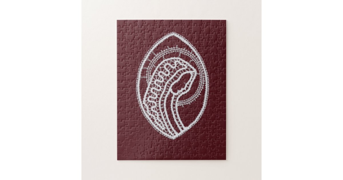 Catholic Blessed Virgin Mary, lace Jigsaw Puzzle | Zazzle