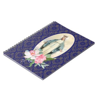 Catholic Blessed Virgin Mary Vintage Religious Notebook | Zazzle