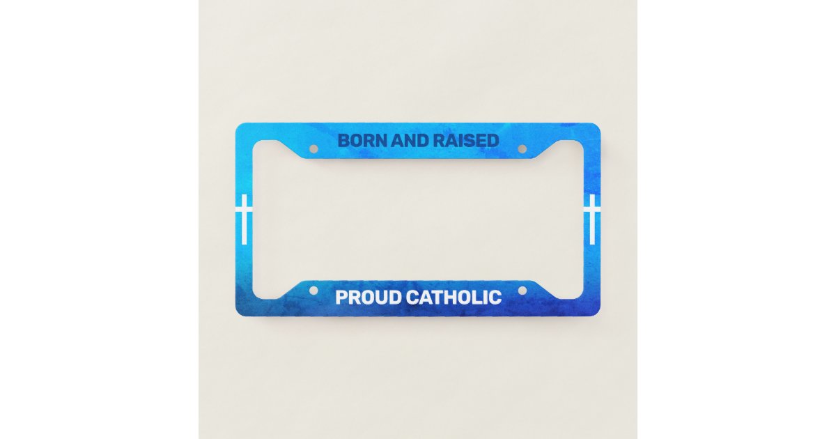 Catholic Christian License Plate Frame | Zazzle