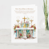 Catholic Christmas Mass Offering Card | Zazzle