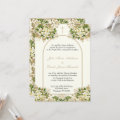 Catholic Elegant Floral Religious Wedding Invitation | Zazzle