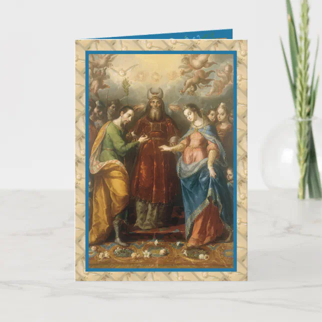 Catholic Engagement religious Prayer Vintage Card | Zazzle