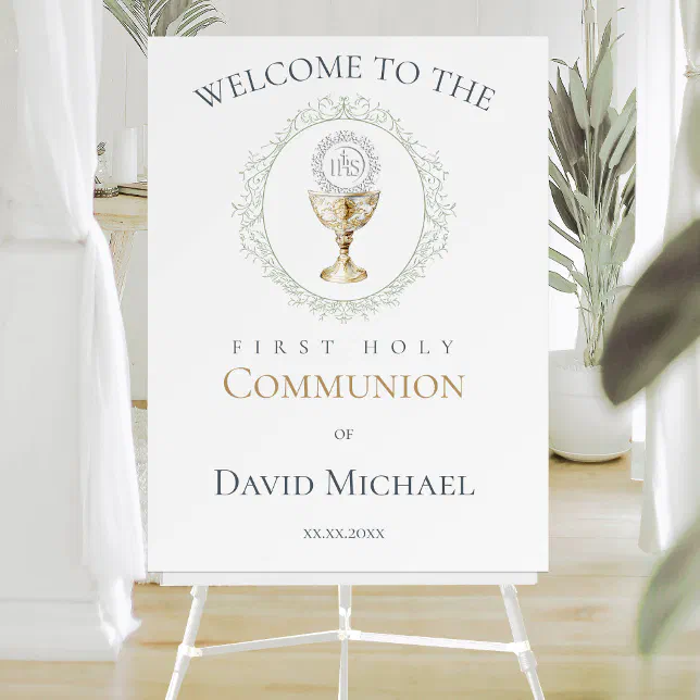 catholic first communion Eucharist Foam Board | Zazzle