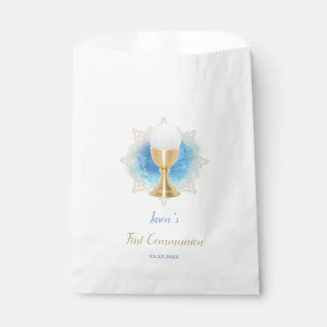 Catholic First Communion Favor Bag | Zazzle