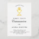 Catholic First Holy Communion Gold Foil Chalice Foil Invitation | Zazzle