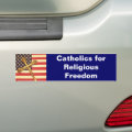 Catholic for Religious Freedom Bumper Sticker | Zazzle