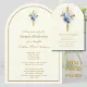 Catholic Gold Confirmation Dove Pink Roses Invitation | Zazzle