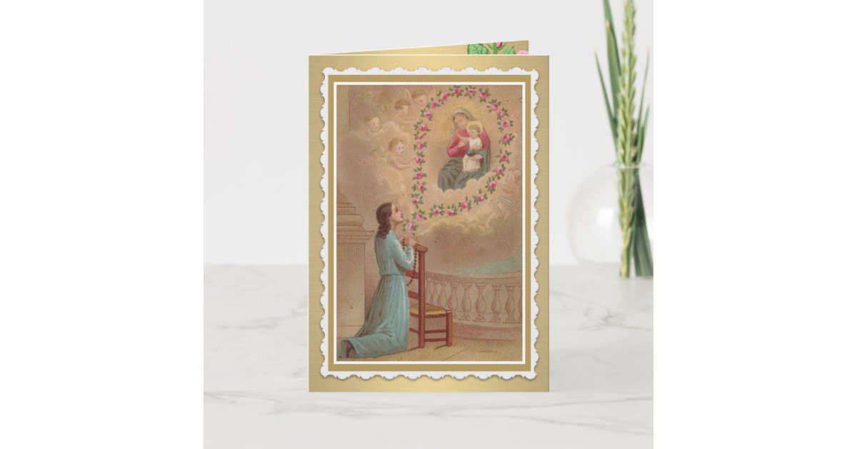 Catholic Greeting/Note Holy Card | Zazzle.com