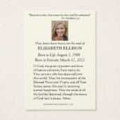 Catholic Guardian Angel Funeral Prayer Card | Zazzle