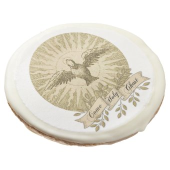 Catholic Holy Spirit Confirmation Come Holy Ghost Sugar Cookie | Zazzle