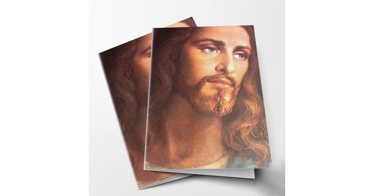 Catholic Jesus Sympathy Funeral Thank You Card | Zazzle