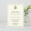 Catholic Marian Wedding Reception Combo Invitation | Zazzle