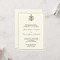 Catholic Marian Wedding Reception Combo Invitation | Zazzle