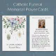 Catholic Mary Memorare Prayer Funeral Prayer Card | Zazzle