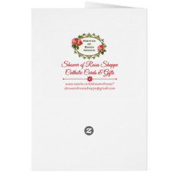Catholic Mass Offering Card | Zazzle