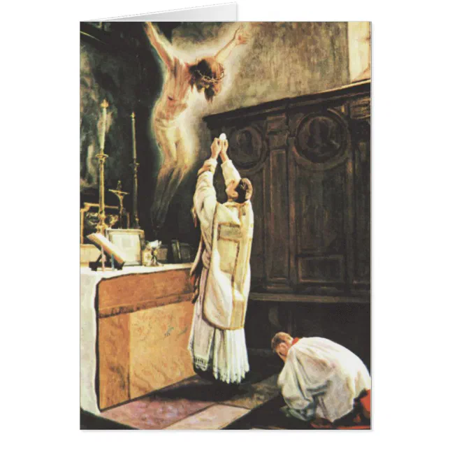 Catholic Mass Offering Card | Zazzle