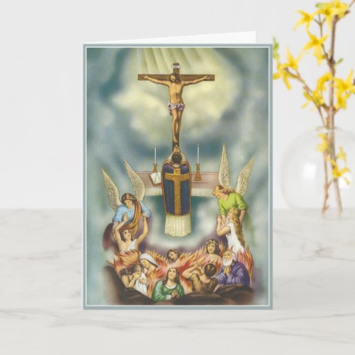 Catholic Mass Offering Card | Zazzle