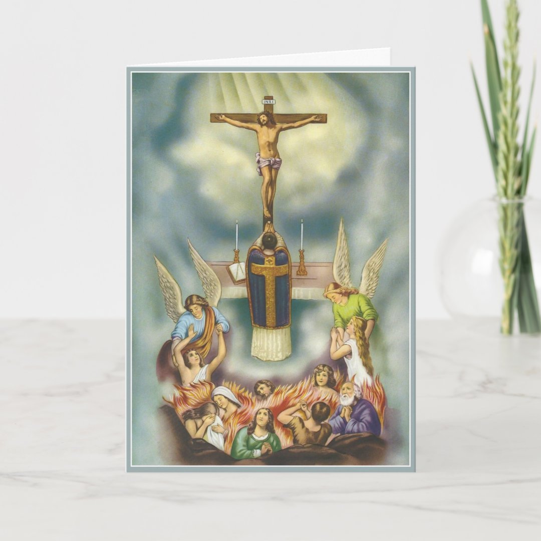 Catholic Mass Offering Card | Zazzle