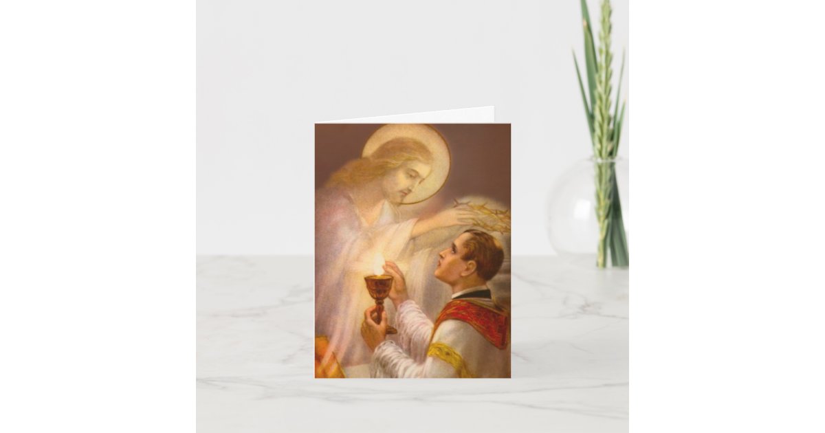 Catholic Mass Offering Memorial Card | Zazzle