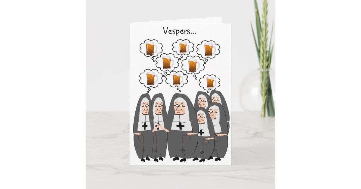 Catholic Nun Humor Card | Zazzle