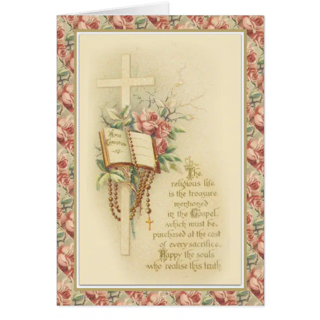 Catholic Nun Religious Life Final Vows | Zazzle