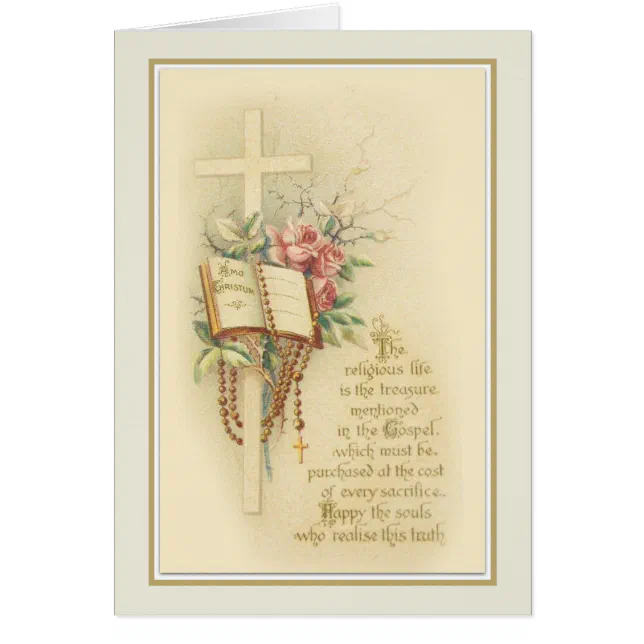 Catholic Nun Religious Life Final Vows | Zazzle