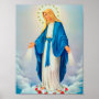Catholic Poster Our Lady Immaculate Conception | Zazzle