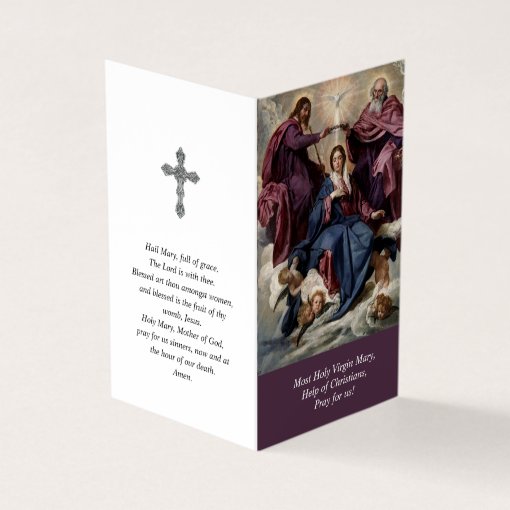 Catholic Prayer Cards | Coronation | Zazzle