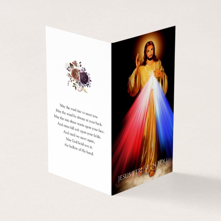 Catholic Prayer Cards | Divine Mercy | Zazzle