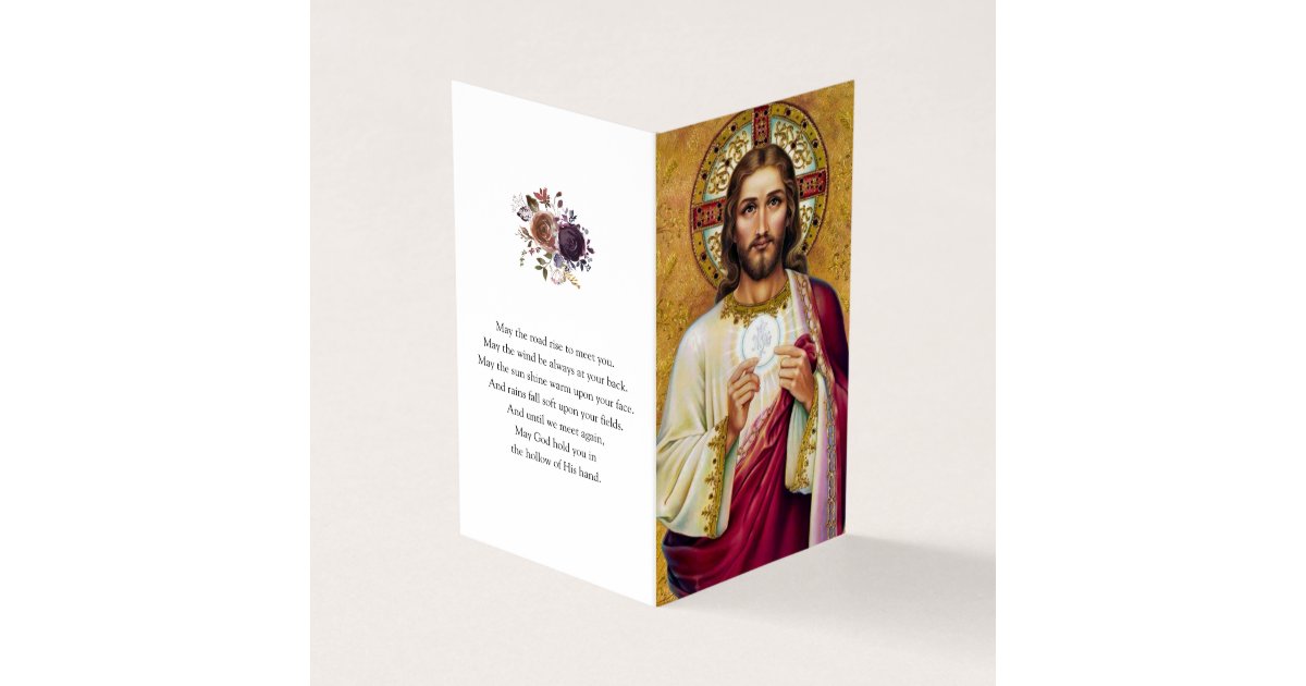 Catholic Prayer Cards | Jesus 1 | Zazzle