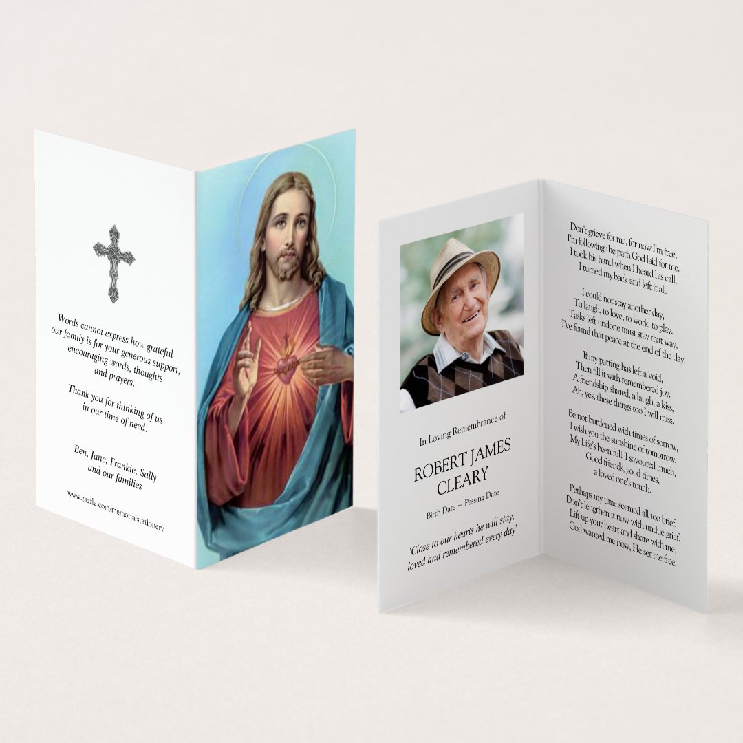 Catholic Prayer Cards | Most Loving Heart | Zazzle