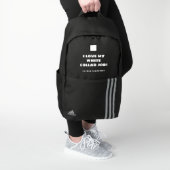 Catholic Priest Black Clergy Collar Religious Adidas Backpack | Zazzle