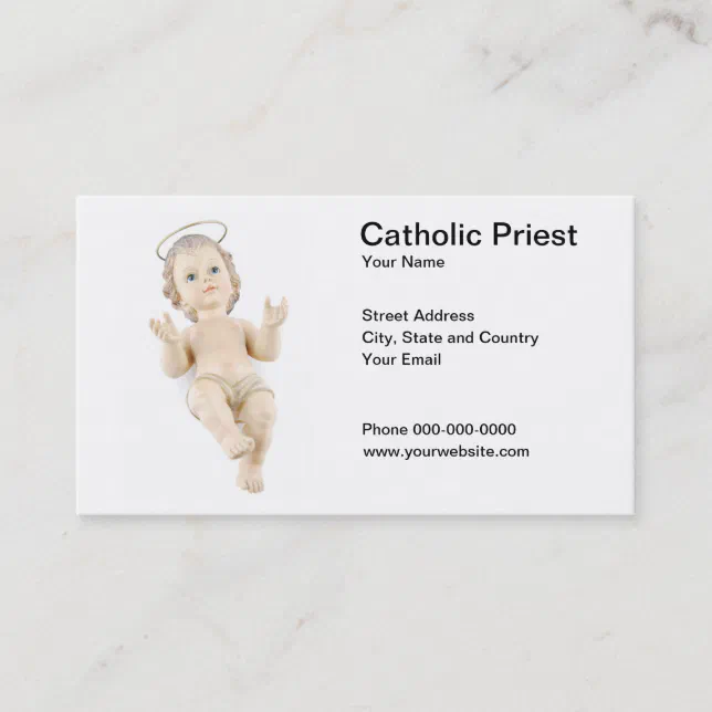Catholic Priest Business Card | Zazzle
