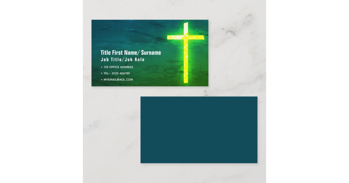 Catholic Priest Church Clergy Contact Business Card | Zazzle