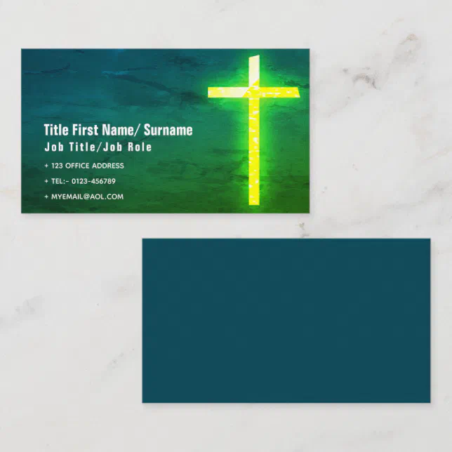 Catholic Priest Church Clergy Contact Business Card | Zazzle