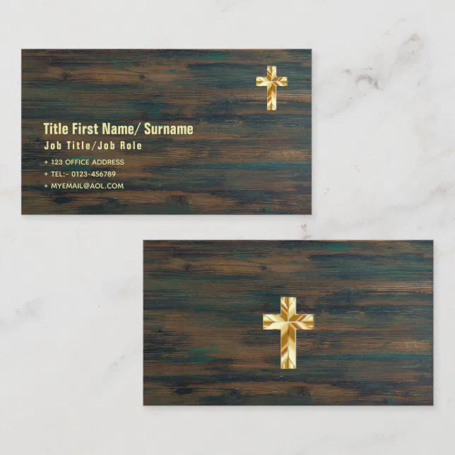 Catholic Priest Church Faith Clergy Christian Business Card | Zazzle