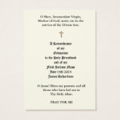 CATHOLIC PRIEST ORDINATION HOLY CARDS | Zazzle