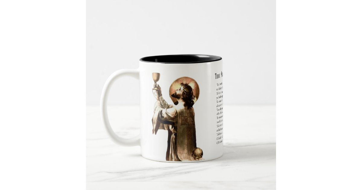 Catholic Priest Prayer Poem Religious Jesus Two-Tone Coffee Mug | Zazzle
