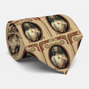 Catholic Sacred Heart of Jesus Religious Neck Tie | Zazzle