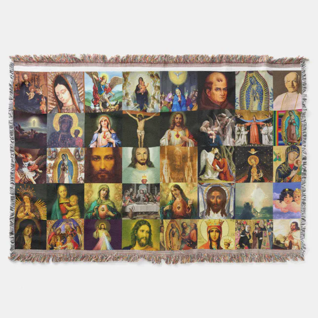 Catholic Saints Throw Blanket | Zazzle