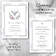 Catholic Silver Confirmation Dove Pink Roses Invitation | Zazzle