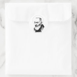 Catholic St. Padre Pio Capuchin Monk Sticker | Zazzle