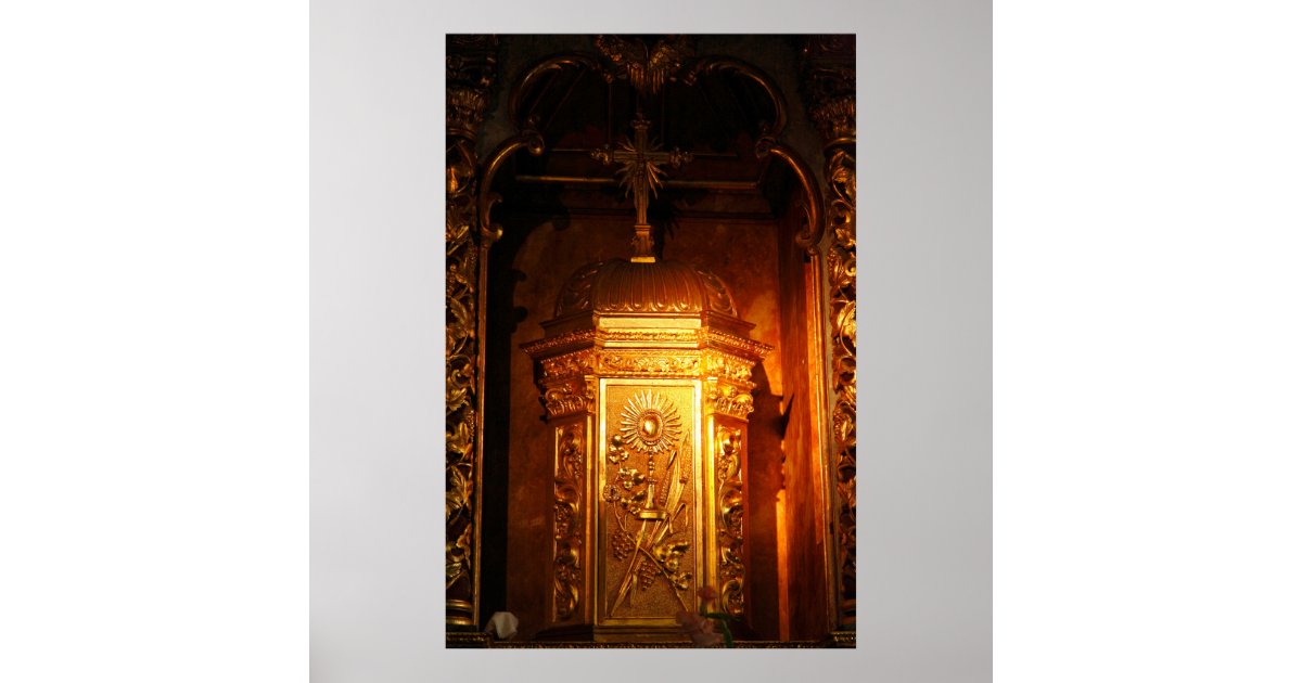 Catholic tabernacle poster | Zazzle