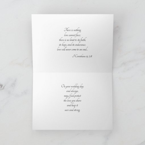 Catholic Wedding Marriage Card | Zazzle
