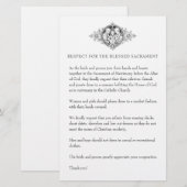 Catholic Wedding Modest Church Attire for Guests Stationery | Zazzle