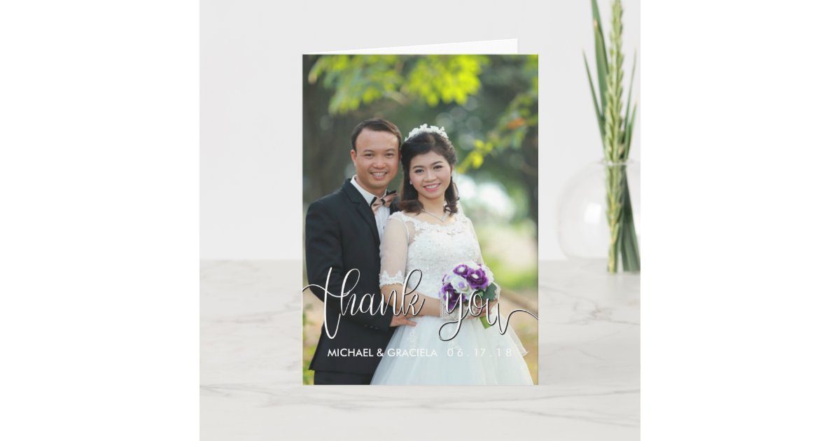 Catholic Wedding Prayer Thank You Mary Overlay | Zazzle