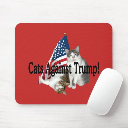 "Cats Against Trump" Mousepad | Zazzle