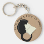 Stacked Books Teacher's Key Chain | Zazzle.com