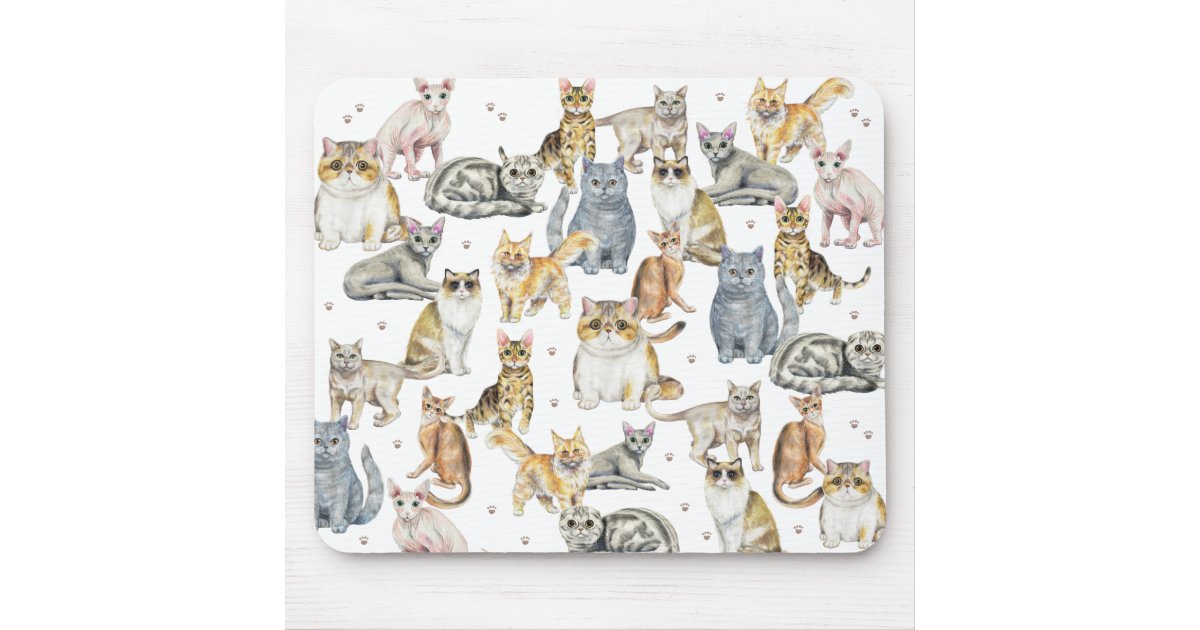 Cats Cats Cats Mouse Pad | Zazzle